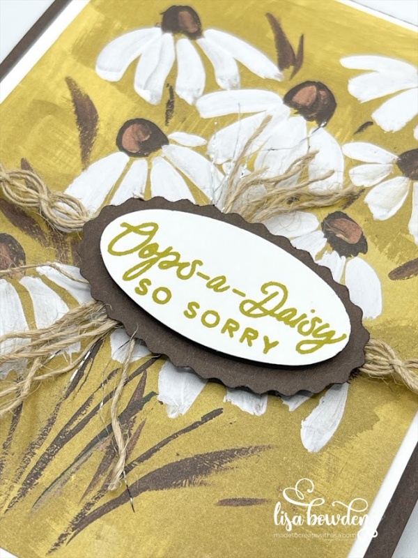 "Oops-a-Daisy" Fall Card - Made to Create with Lisa