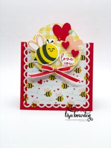 "Love You" with the Bee My Valentine Stamp Set - Made to Create with Lisa