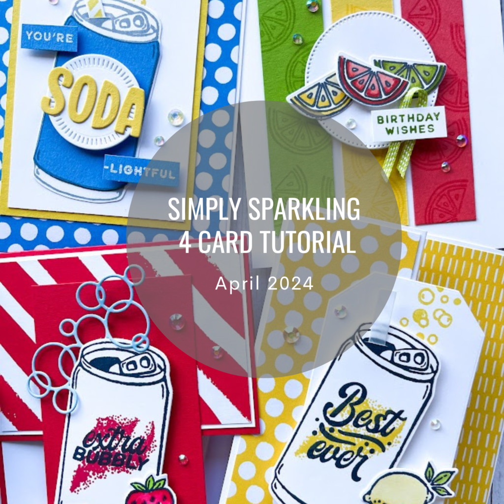 Simply Sparkling Card Tutorial - Made to Create with Lisa
