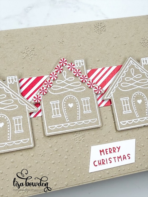 Humble Home Gingerbread Christmas Card - Made to Create with Lisa