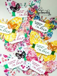 Beautiful Butterflies Shaped Card - Made to Create with Lisa