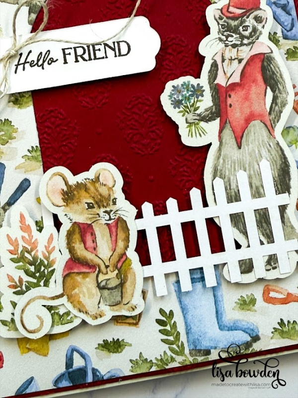 Storybook Friends Arched Window Card - Made to Create with Lisa