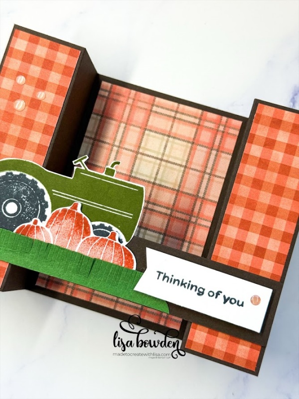 Tractor & Co. Bridge Card - Made to Create with Lisa