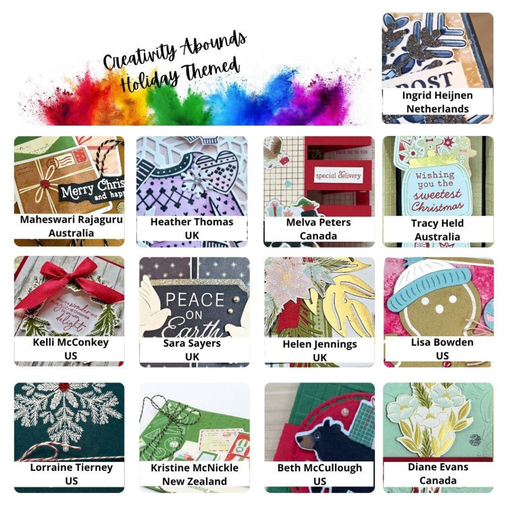 Holiday Themed Cards - Creativity Abounds Blog Hop - Made to Create ...