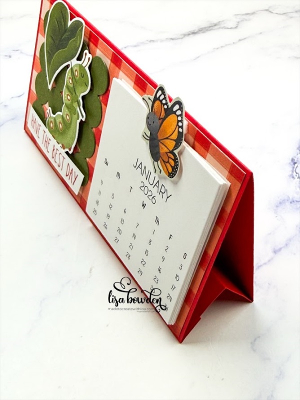Sweet Bugs 2026 Desk Calendar - Made to Create with Lisa